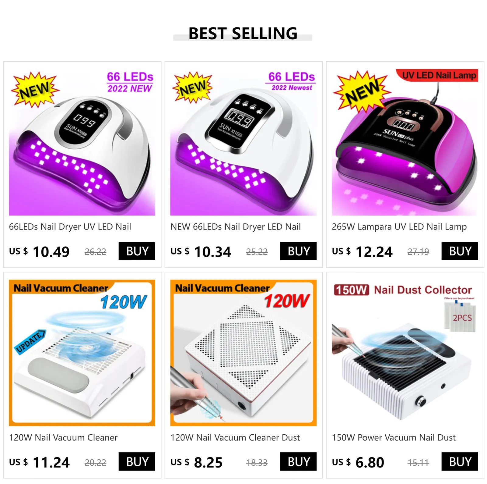LED Nail Lamp Dryer 18 W Ultraviolet Nail Dryer with 57 LED Bulbs for ...