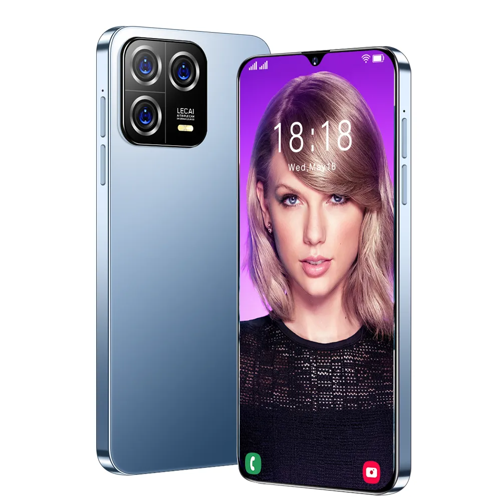 cell phones m13pro cpu snapdragon 8 gen2 fast 5g otg 8g 256gb typec ...