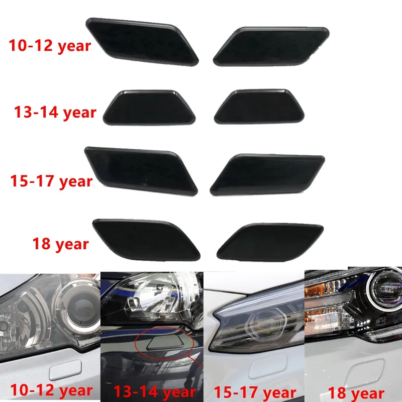 Car Unpainted Front Bumper Headlight Washer Cover Headlamp Water ...