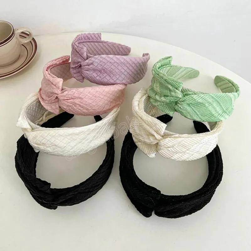 DHgate.com:Wide Side Center Knot Headband for Women, Summer Hair ...