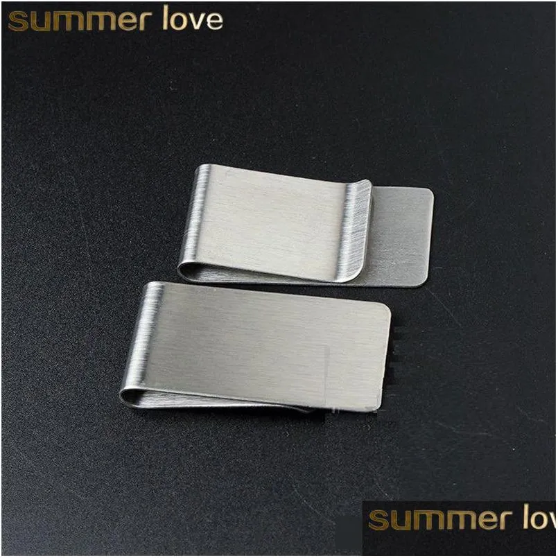 DHgate.com:Sleek Stainless Steel Cash Clamp: Secure Money Clip Wallet ...