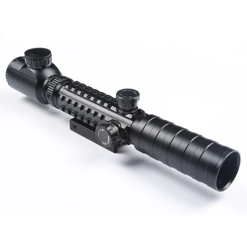 3 In 1 Rifle Scope Combo: 32mm C3 9x32EG Illuminated Rifle Scope, HD119 ...
