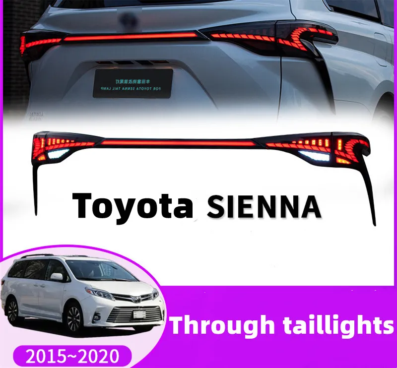 Toyota Sienna LED Tail Light Assembly 2015- - Enhanced Safety, DRL ...