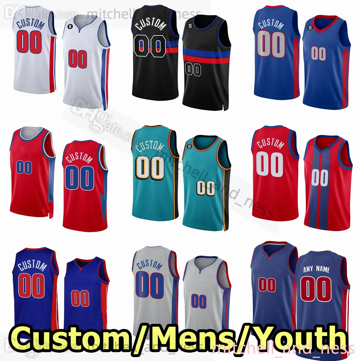 Custom Custom Basketball Singlets Featuring Cade Cunningham, James ...