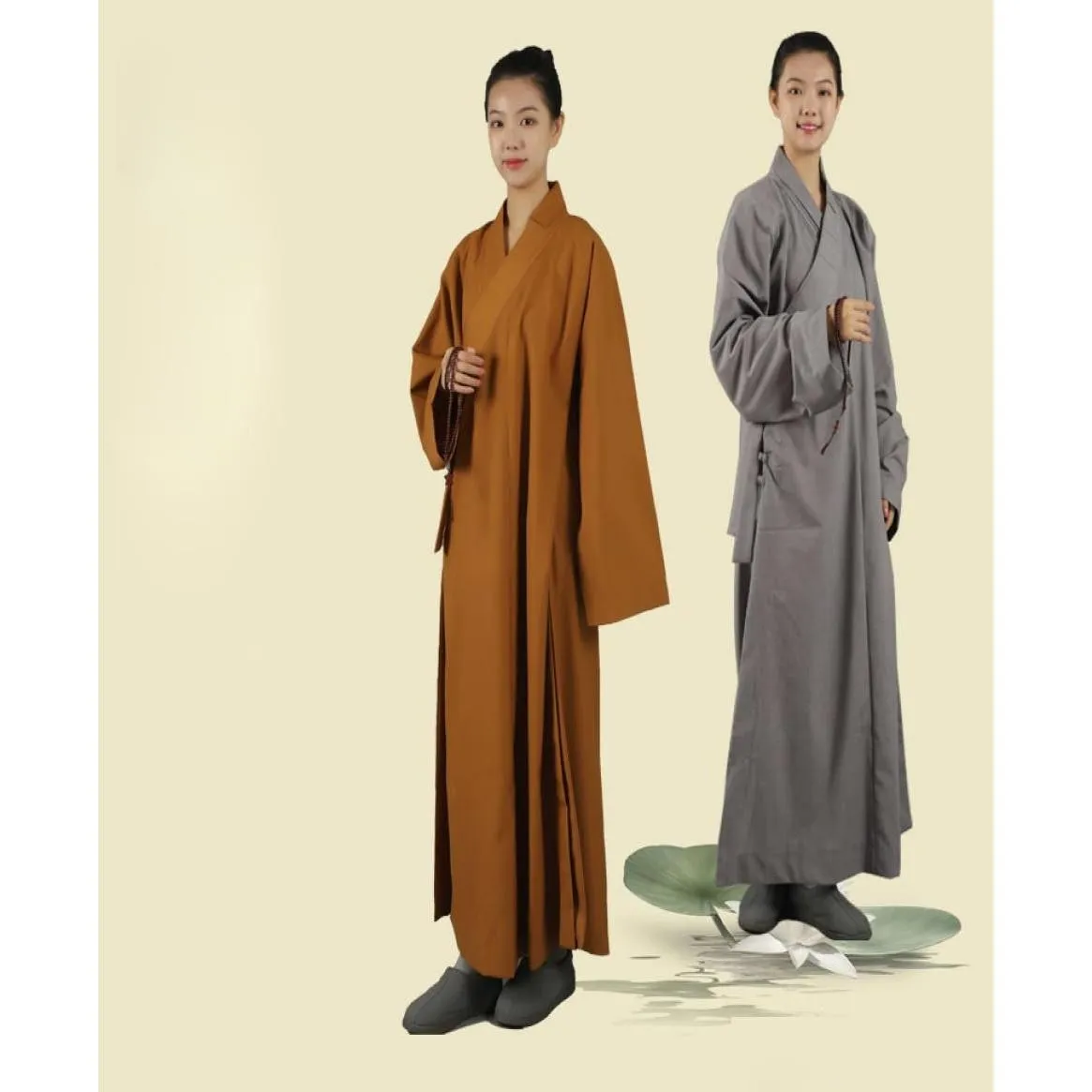 DHgate.com:Monastery Zen Robe - Mens & Womens Cotton Linen Asian ...