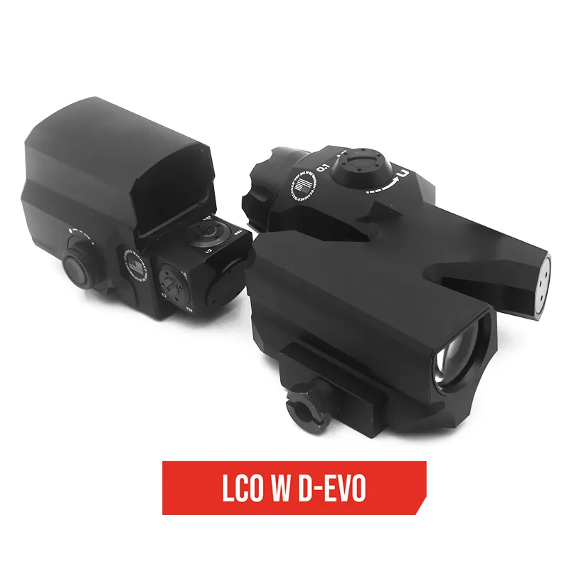 DEVO Dual Enhanced View Optic Reticle DE VO Rifle Scope Magnifier With ...