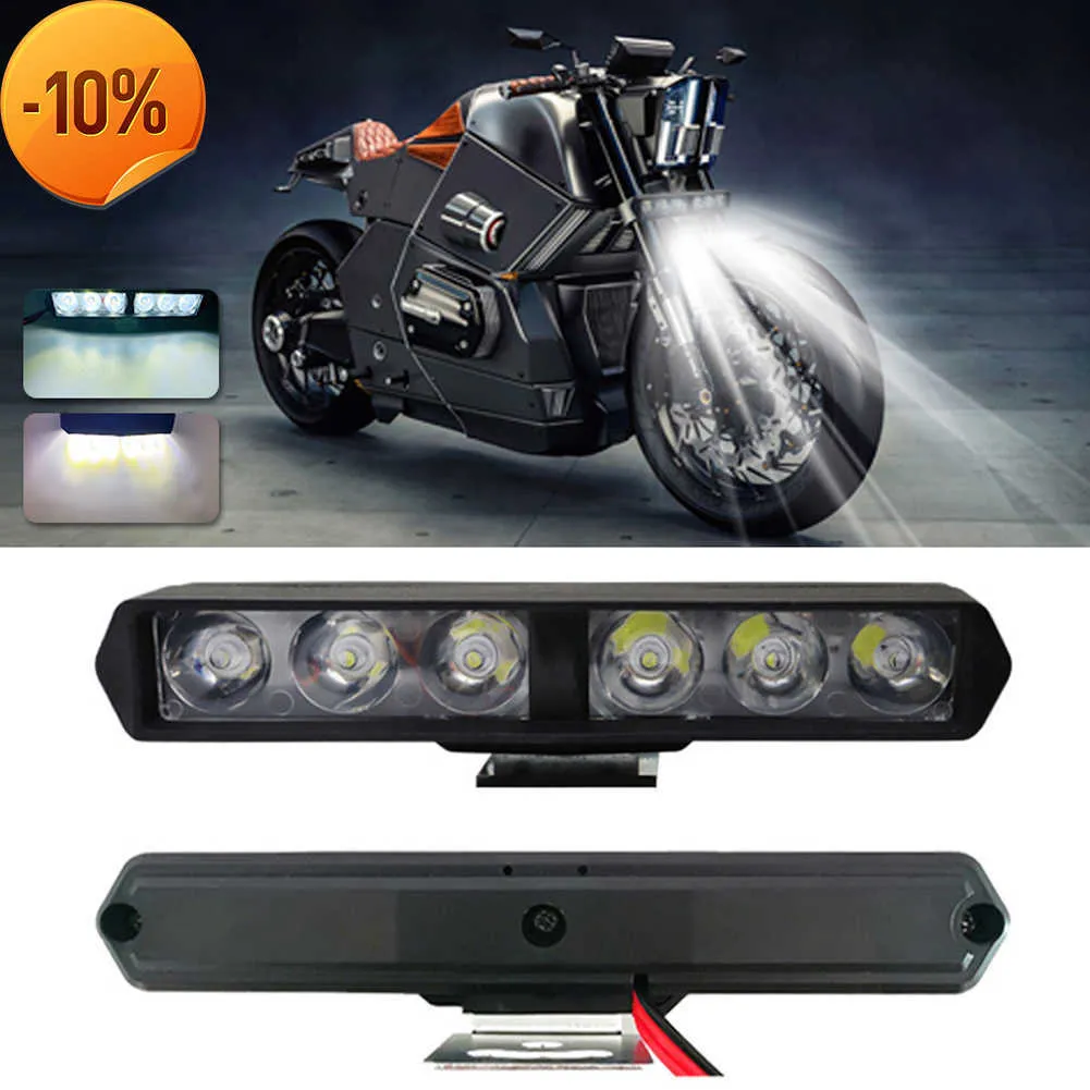 New 6-LED Motorcycle Headlight Spotlights - High Brightness Auxiliary ...