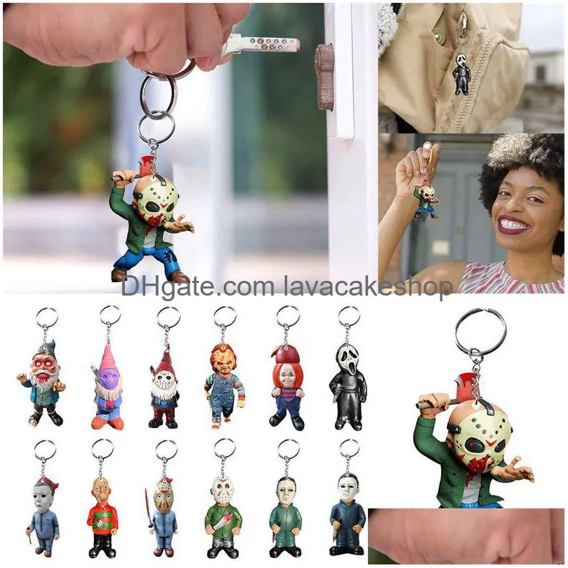 DHgate.com:Other Festive Party Supplies Halloween Keychain Horror ...
