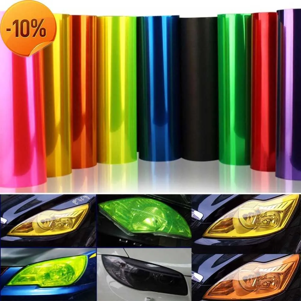 Smoke Headlights Tint Sticker: 30x60/100cm Car Stickers And Decals ...