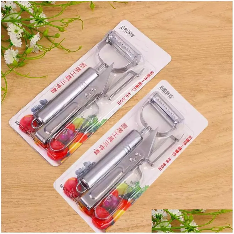 DHgate.com:Jienne 3Pcs Kitchen Peeler Set - Durable Stainless Steel ...