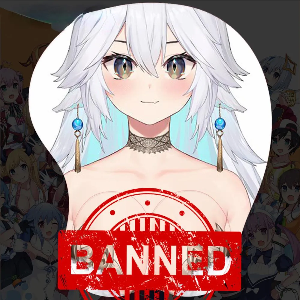 Rests VShojo Veibae Vtuber Maid Phantom 3D Chest Silicone Wrist Guard ...