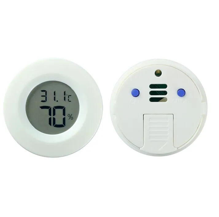 Digital LCD Thermometer Hygrometer: Precise Home & Fridge Temperature ...