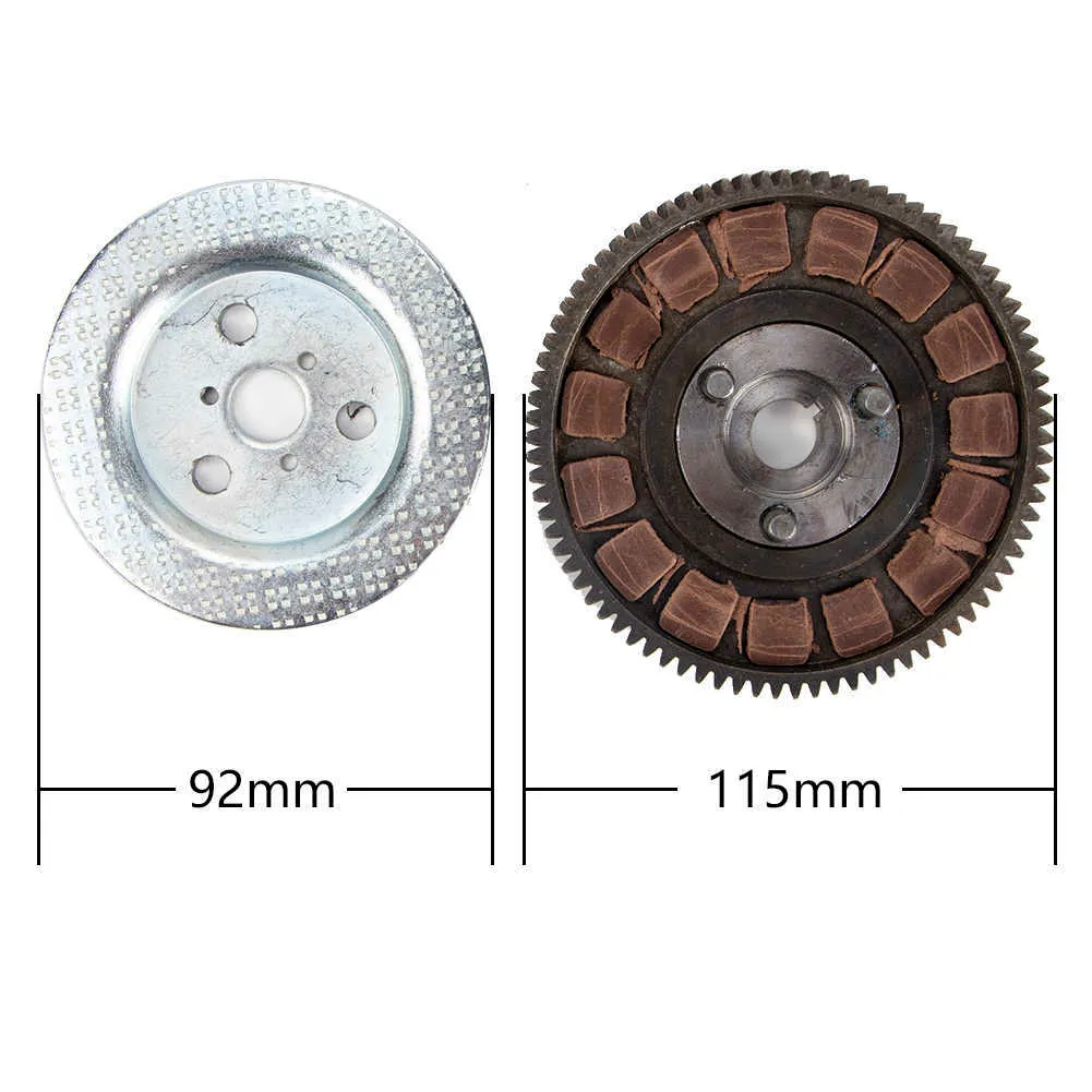 2 Stroke Engine Bike Kit Complete Clutch Bevel Wheel Assembly For 80cc ...
