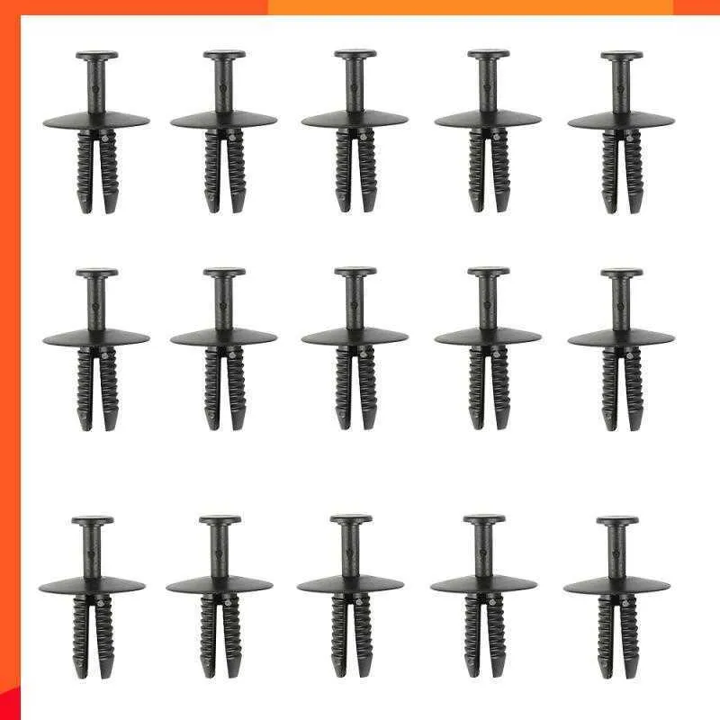 Lightweight And Durable Black Plastic Rivet Pin Clip Set For Floor Jack ...