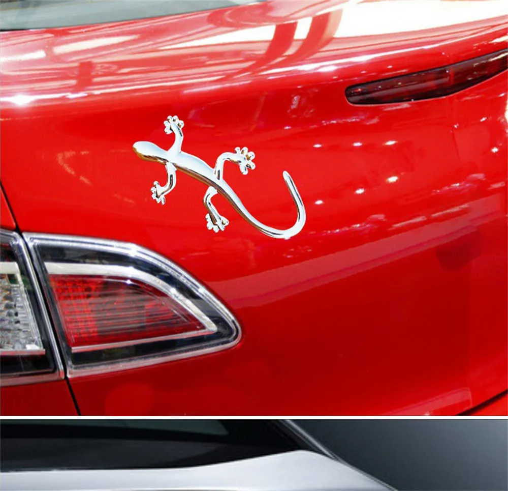 Waterproof 3D Gecko Lizard Rear Window Decals For Cars And Trucks ...