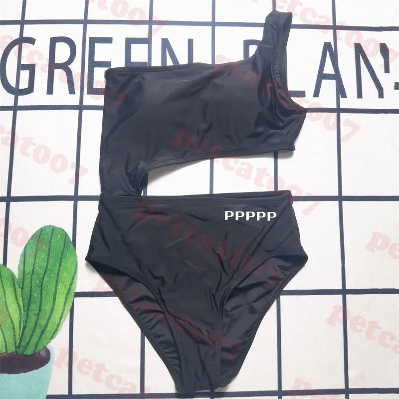 DHgate.com:Sexy Hollow Bikini Black One Piece Swimwear For Women Letter ...