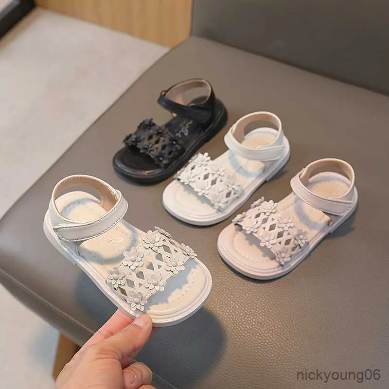 DHgate.com:Cute Flower Sandals for Girls, Non-Slip Soft Kids Shoes ...