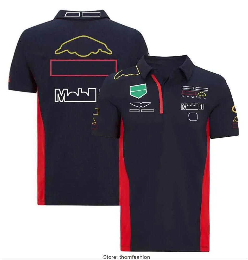 RedBulls Mens Polos New F1 Team Formula One Racing Suit Short Sleeved ...