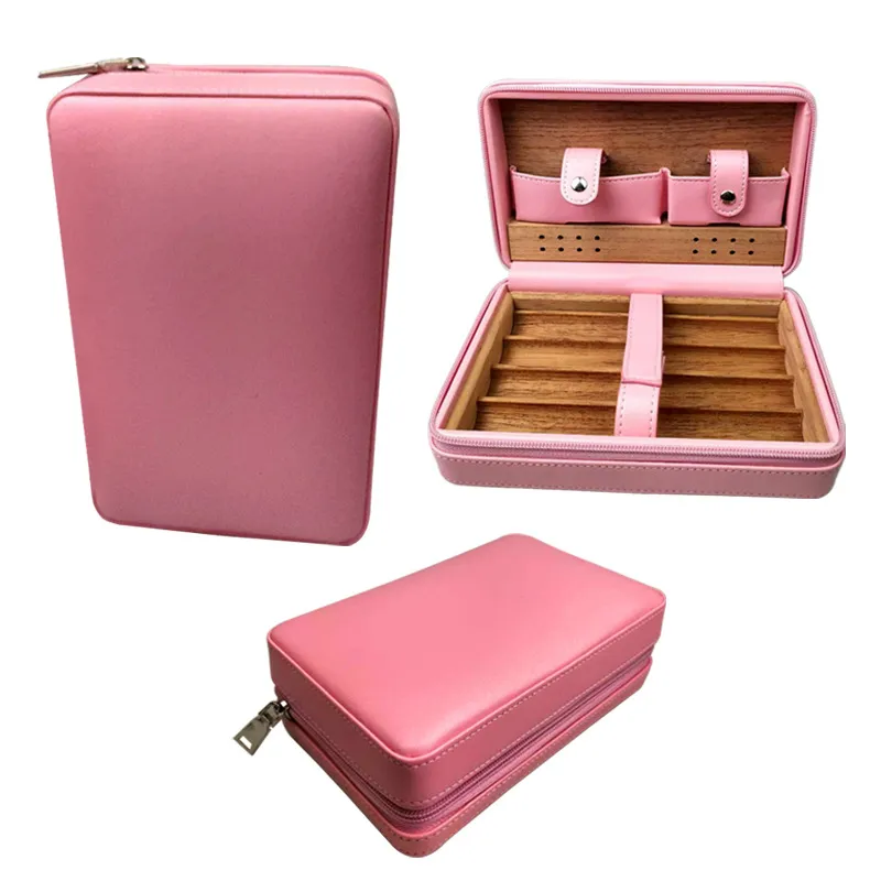 Wholesale Spot Cigar Set Portable Cross Border Pink Cute Cigar Box Set ...