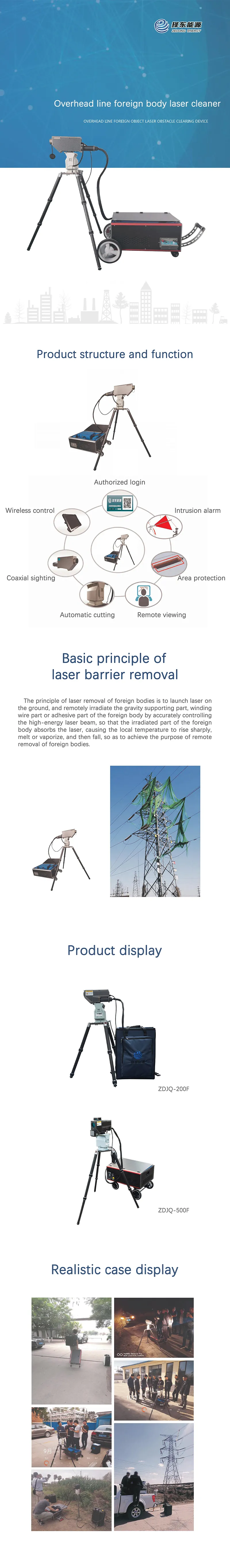 Precision Laser Obstacle Remover - Remote Controlled Foreign Object ...