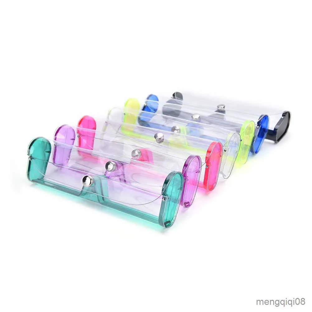 Sunglasses Cases Bags: Transparent Plastic Eyeglass Case for Reading ...