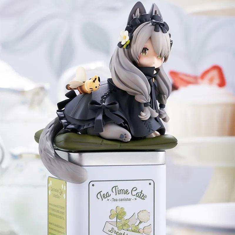 DHgate.com:Funny Tabby Cat PVC Action Figure Anime Cat Tea Party Cat ...