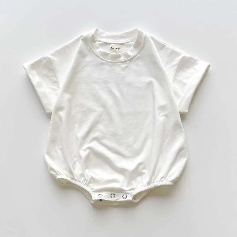 Newborn Baby Romper - Summer Infant Clothes, Oversized Short Sleeve ...