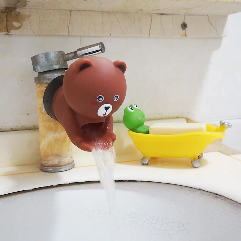 Adorable Cartoon Children's Water Guide Anti Splash Hand Sanitizer Baby ...