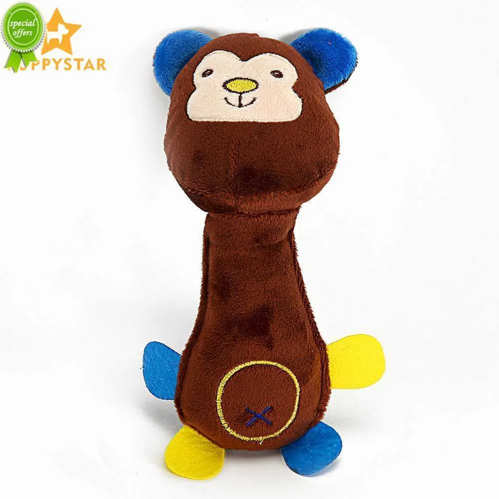 Soft Plush Monkey Giraffe Pig Chew Toy For Dogs And Cat Chew Toys Safe ...