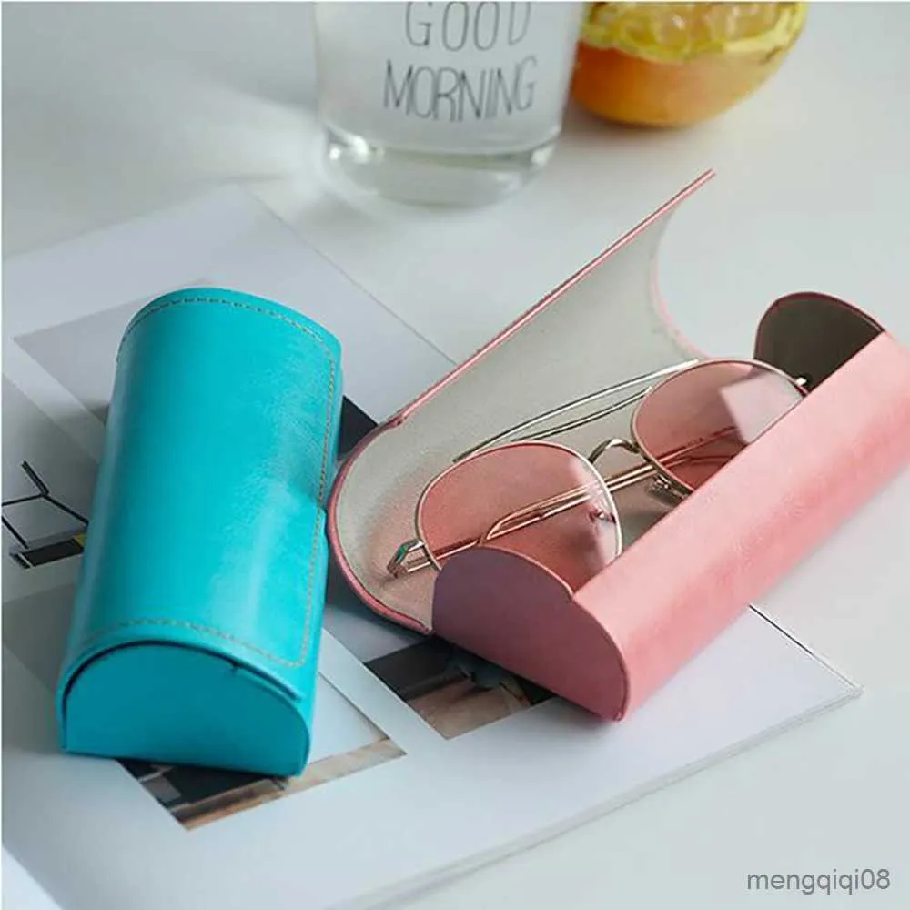 DHgate.com:Multicolor Leather Glasses Case - Water-Resistant Hard Shell ...