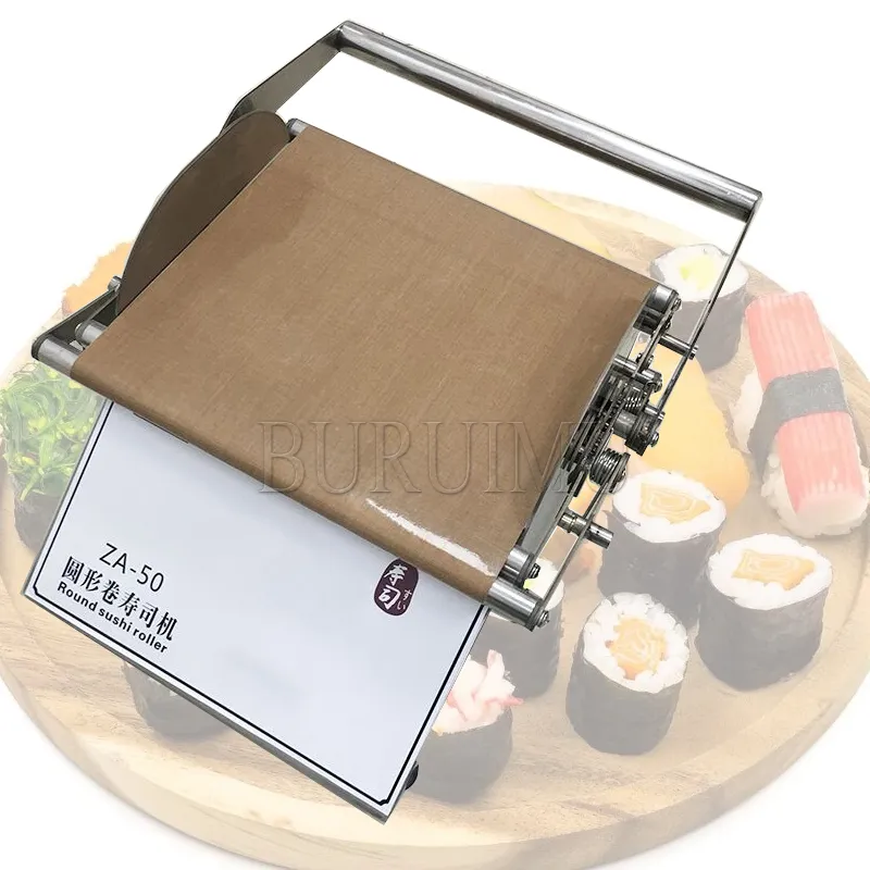 Sushi Machine: Manual Stainless Steel Desktop Nigiri Sushi Robot Round ...