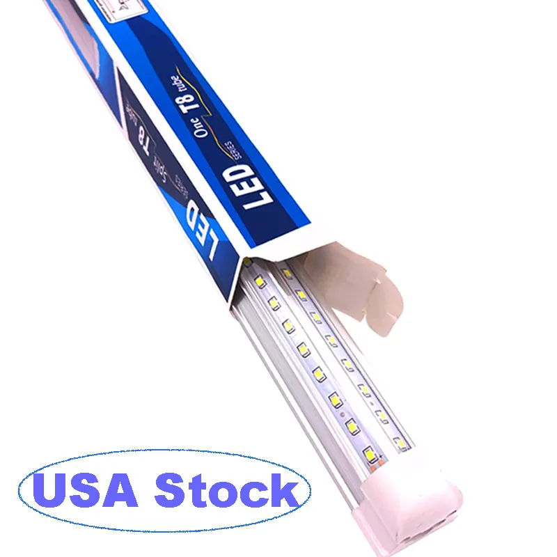 LED Tube Lights 50W V Shaped T8 Integrated LED Clear Cover, Energy ...