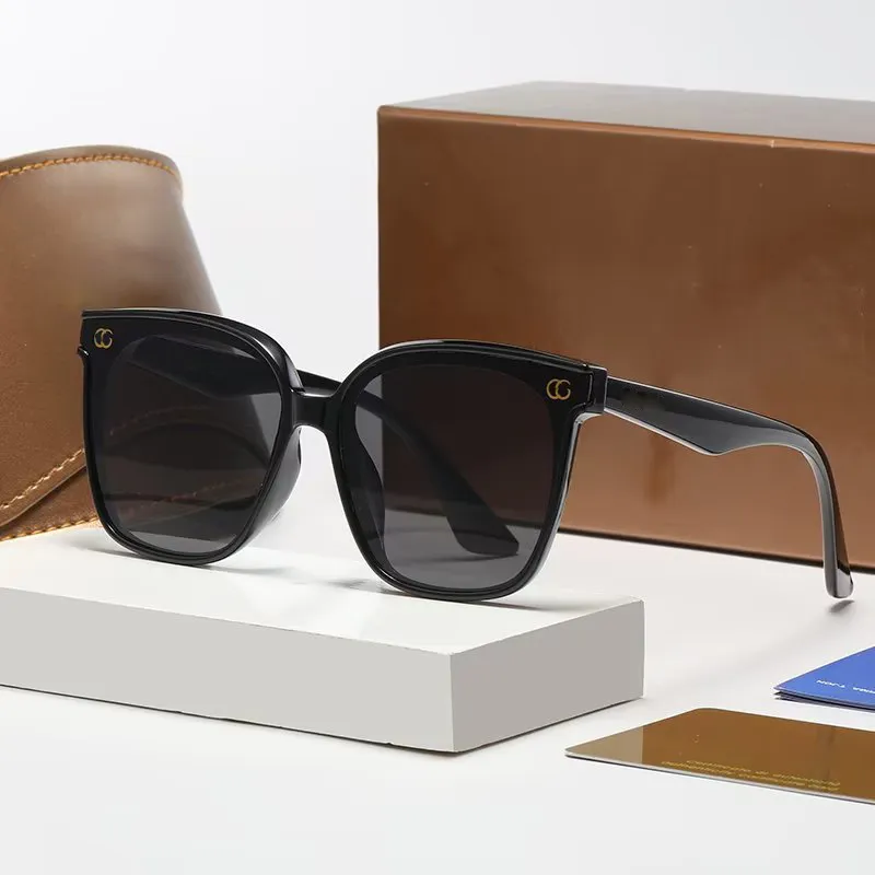 New Sunglasses Man Woman Hot Beach Box Glasses Metal Designer Goggle ...