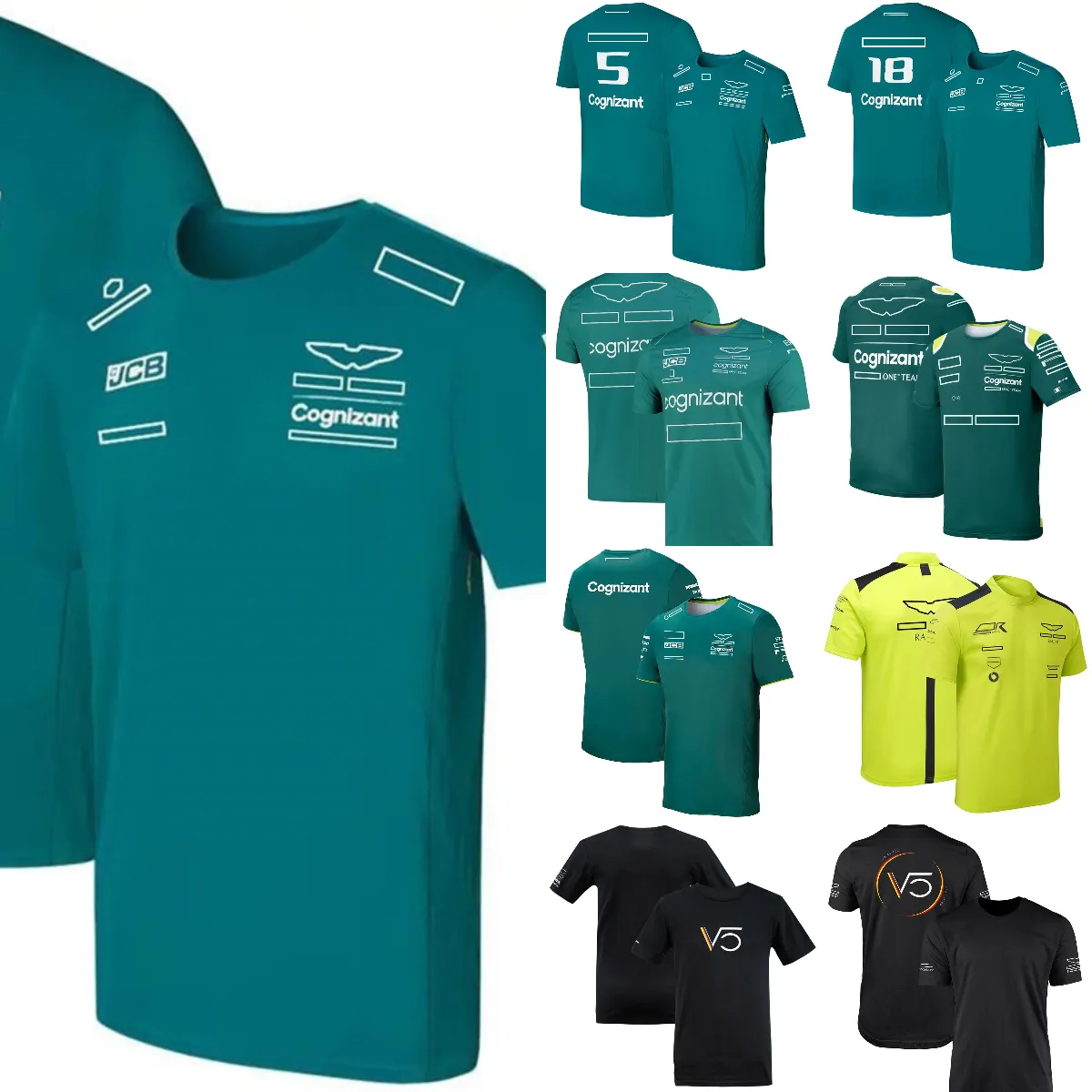 Camisa Joe Suja Camiseta F1 2024 Jerva De Racing De Fórmula 1 Dos Men