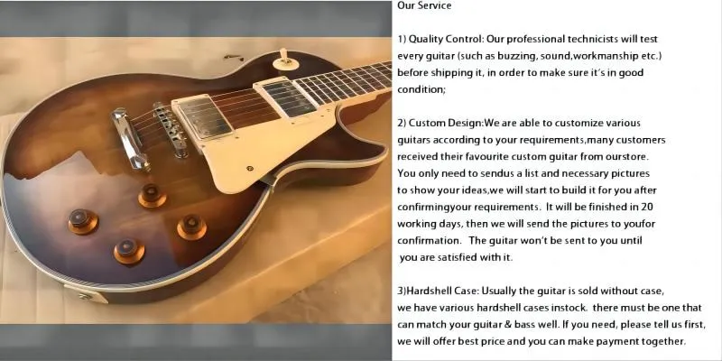 DHgate.com:Custom Brown PRS Electric Guitar with Floyd Rose, Bird Fret ...