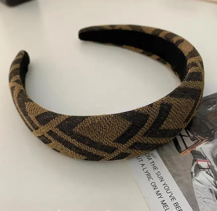 Retro Wide-brimmed Soft Hairband Designer Headband Hairpin Girls ...