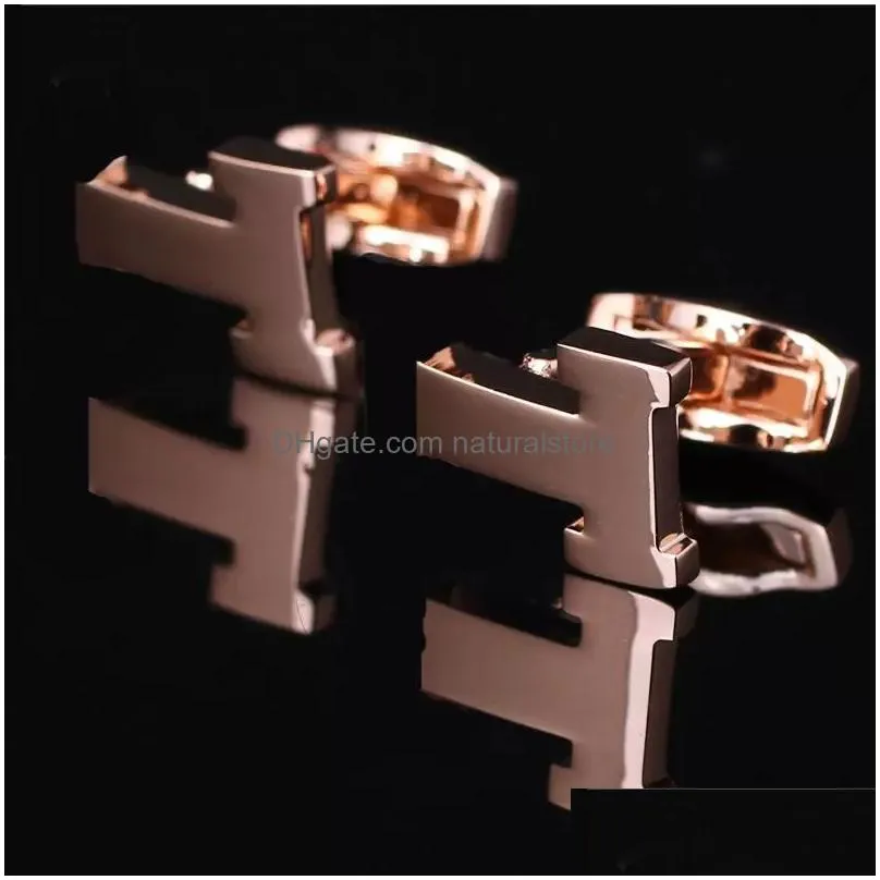 Cuff Links Luxury Designer Classic French Cufflinks For Men Drop ...