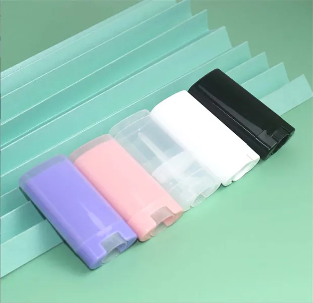15g Oval Plastic Containers For Crayon Chapstick, Deodorant, Lip Gloss ...