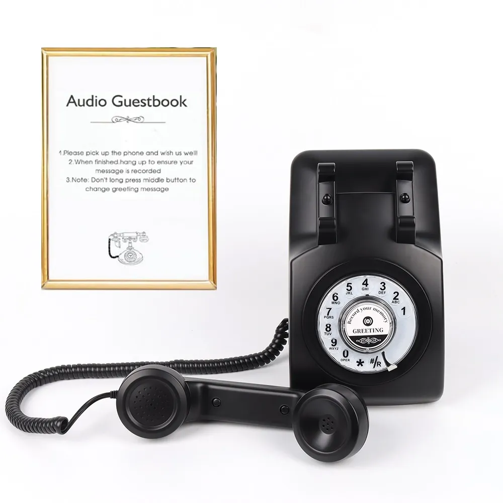 DHgate.com:Customizable Audio Guestbook Telephone with Rotation Dial ...