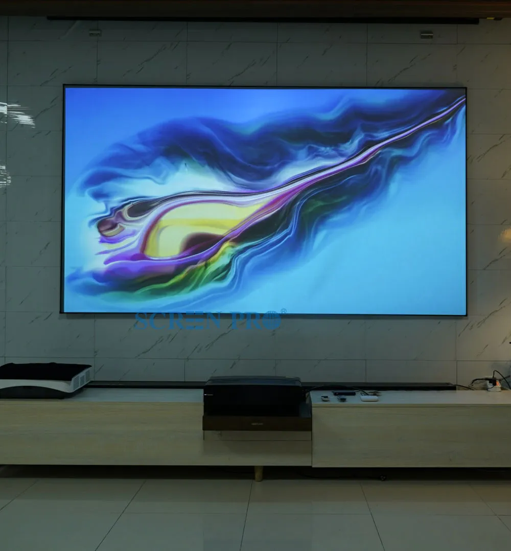 100 Inch ALR Projector Screen 90% Anti Light Blackout Cloth For 4K/8K ...