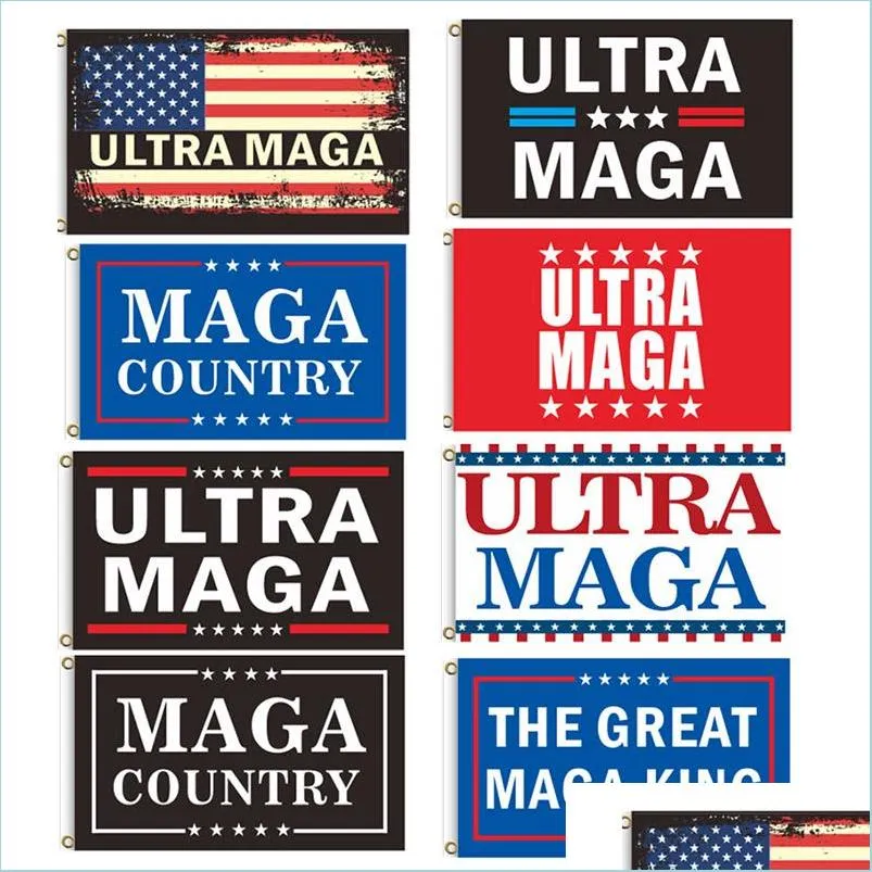 Banner Flags 2024 Trump Maga Flag 150X90Cm Election Save America Again ...