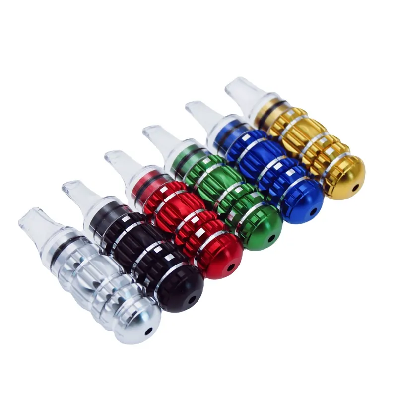 Mini Smoke Metal Pacifier Pipe | Removable Mouthpiece | Portable Herb ...
