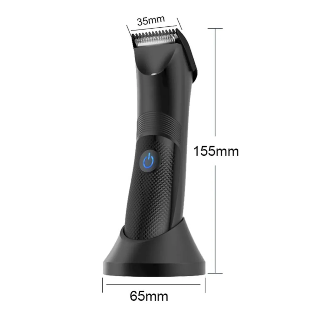 Mens Electric Groin Hair Trimmer: Pubic, Body, And Beard Trim For ...