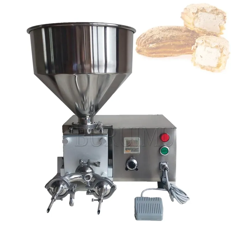 Commercial Pastry Filling Machine For Bread, Butter, Cream, Jam ...