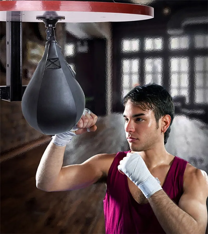 Premium PU Punching Ball - Inflatable Reflex Boxing Ball for Speed ...