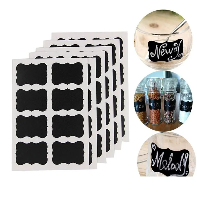 DHgate.com:Eco-Friendly Removable Chalkboard Decals Labels for Kitchen ...