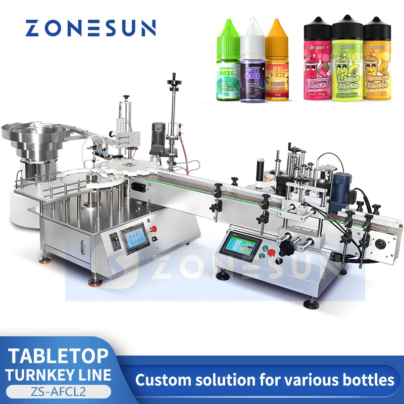 Wholesale ZONESUN Automatic Bottle Filling And Capping Machine Monoblock Labeling Machine ...