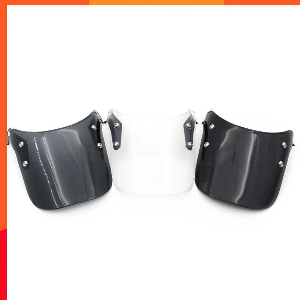 Custom Motorcycle Windshield 4-7 in Clear Acrylic Deflector for Yamaha ...