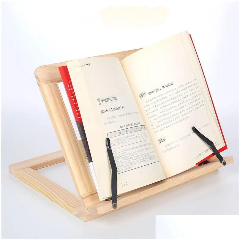 DHgate.com:Wooden Portable Book Stand Holder | Sturdy Bookshelf for ...