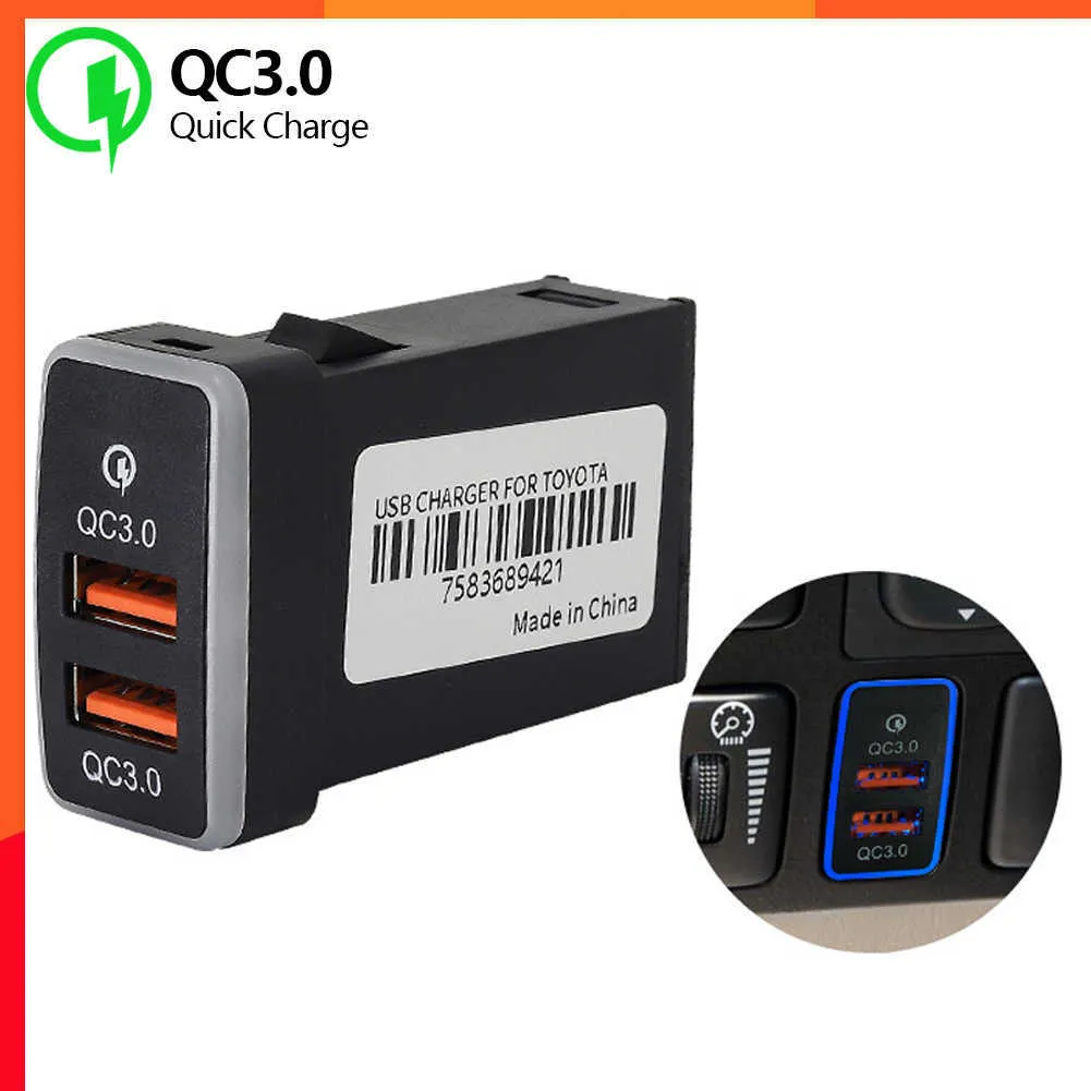 DHgate.com:Toyota Quick-Charge Car Charger: QC3.0 USB-LED Fast Smart ...